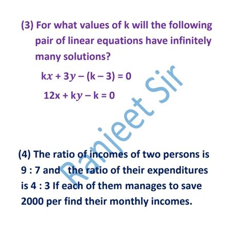 Cbse X Class Most Important Questions