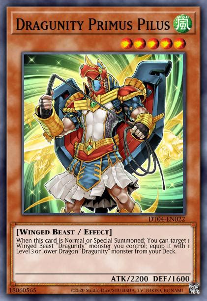 Dragunity Primus Pilus Yu Gi Oh Tcg Ygo Cards