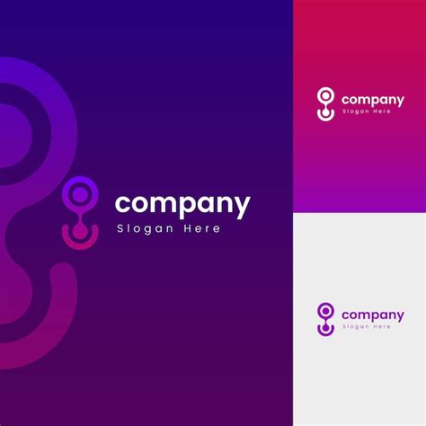 Premium Vector Logo Symbol Connection Liquid Button Abstract Style