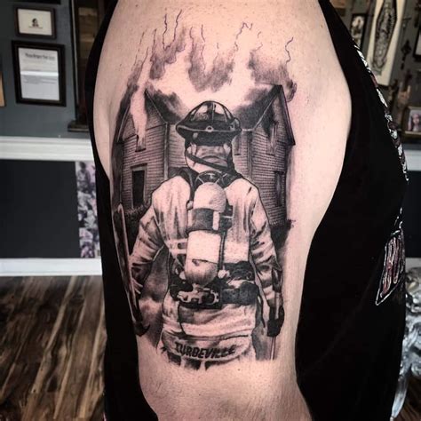 Small Simple Firefighter Tattoos Symbolic Designs For Heroes