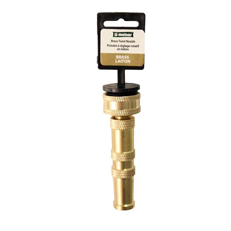 Melnor Brass Twist Hose Nozzle Esbenshades