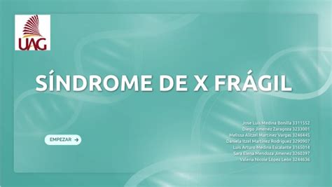 Sindrome De X Fragil Genially