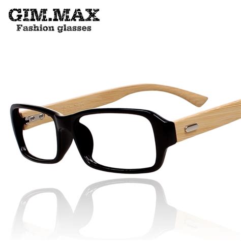 GIMMAX 2014新款实木竹腿日本小框眼镜框女 潮男黑框近视眼镜架 gimmax旗舰店