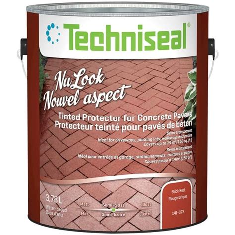 Techniseal Nulook Tinted Paver Protector Brick Red 378l St
