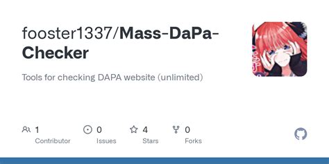 GitHub Fooster1337 Mass DaPa Checker Tools For Checking DAPA Website