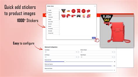 Super Watermarks ‑ Badges Boost Summer For Store With Labels