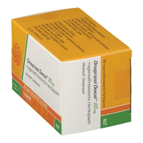 Omeprazol Dexcel® 20 Mg 60 St Mit Dem E Rezept Kaufen Shop Apotheke