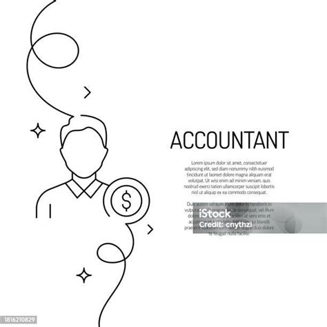 회계사 아이콘의 연속 선 그리기입니다 손으로 그린 상징 벡터 일러스트 레이 션 0명에 대한 스톡 벡터 아트 및 기타 이미지 0명 개념 계산기 Istock