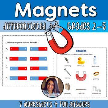 Magnets Worksheets Editable Ms Marwa Tarek Teaching Teachers