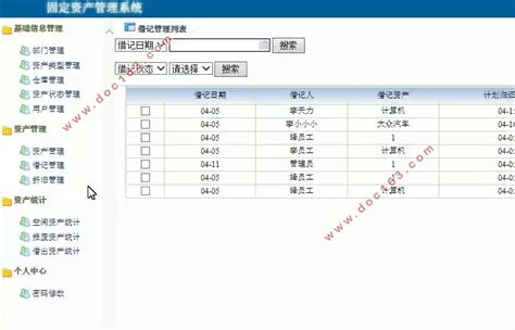固定资产管理系统的设计与实现sshmysql含录像javaweb毕业设计论文网
