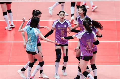 2023 2024中国女排超级联赛决赛第二场天津队主场3比0胜上海队 中国排球协会官网网站
