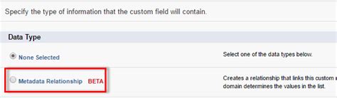 How To Relate One Metadata Type To Another In Salesforce