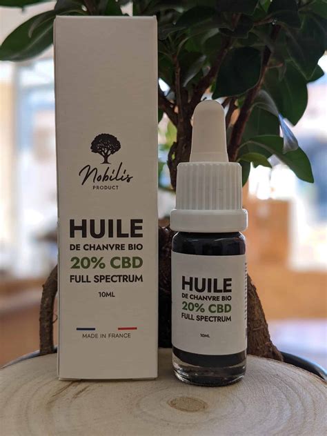 Nobilis Huile CBD 20 Full Spectrum Le Comptoir Du CBD