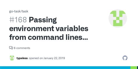 Passing Environment Variables From Command Lines Does Not Work As Expected Issue Go