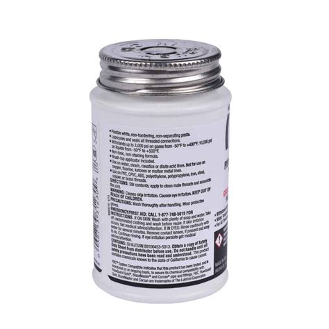 Oatey 31230 4 Oz Great White® Pipe Joint Compound With Ptfe Fast