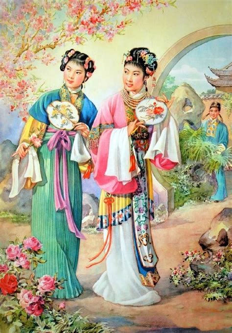 传统戏曲年画牡丹亭 高清图片堆糖美图壁纸兴趣社区