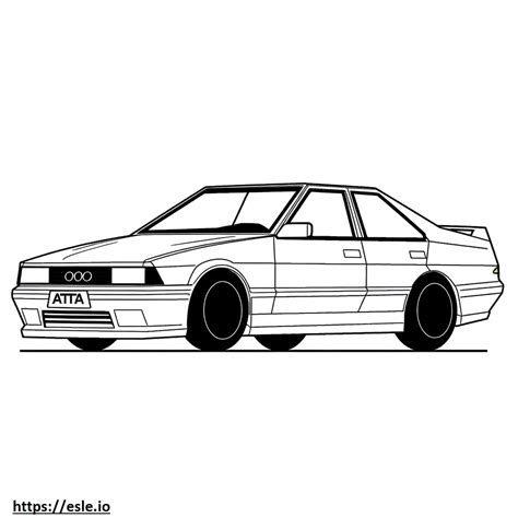 Audi A3 Quattro 2024 Coloring Page