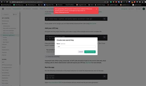 i can t even generate my api key api openai developer community