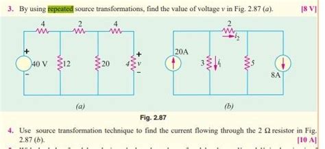 Solved 3 By Using Repeated Source Transformations Find The