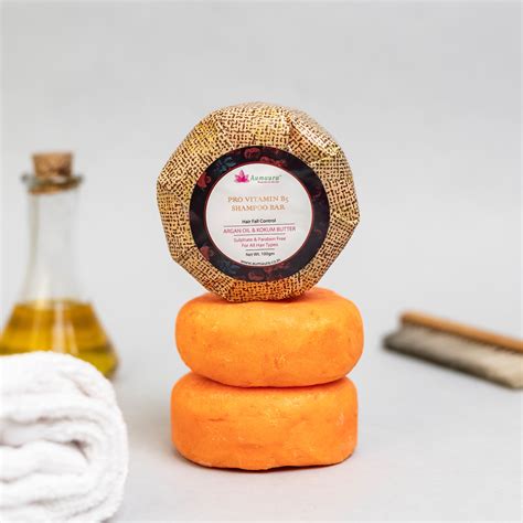 Pro Vitamin B5 Shampoo Bar Hair Fall Control Aumauras Charms