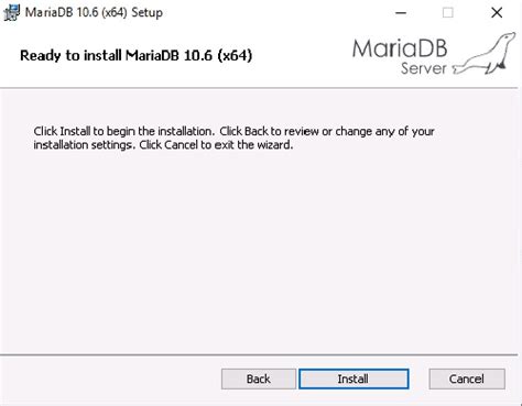 Cài đặt Mariadb 106 Windows Server 2019 Install Mariadb 106 Windows
