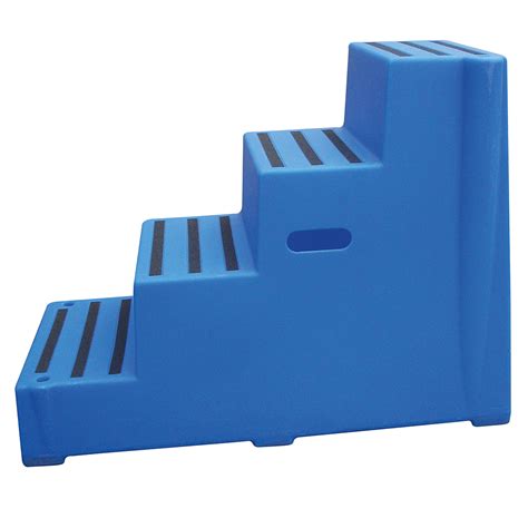 Classic Showjumps Premium Mounting Block Four Tread Blue Four Tread