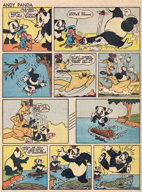 Early Andy Panda In Comics