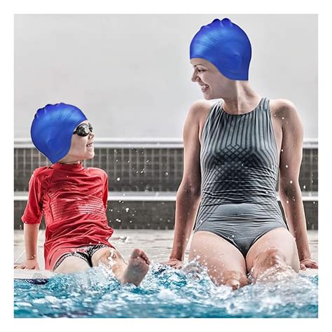 Ripley Gorro Rybiu Mg Ed06 Azul Silicona NataciÓn