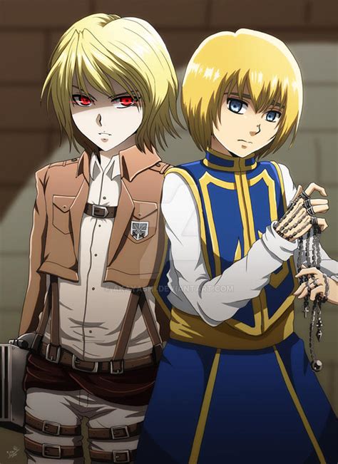 Crossover Armin And Kurapika By Akayashi On Deviantart