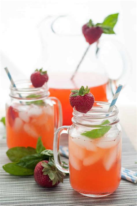 Strawberry Basil Lemonade Goodie Godmother