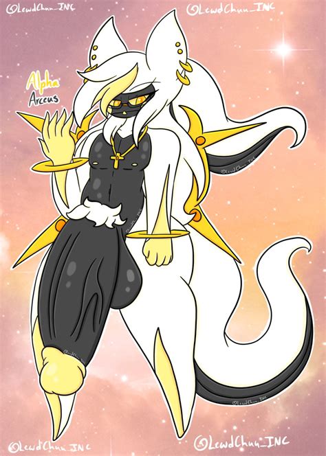 Rule 34 Alpha Lewdchuu Anthro Arceus Big Penis Black Penis Collar