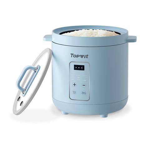 Topwit Mini Rice Cooker 2 Cups Uncooked Rice Cooker Small