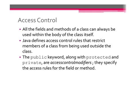 Chapter 03 Enscapsulation Ppt