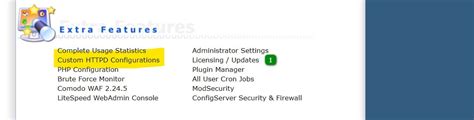 Customize OpenLiteSpeed On Directadmin