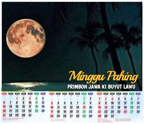 Tanggalan Jawa Minggu 23 Oktober 2022 Dengan Keistimewaan Weton Minggu