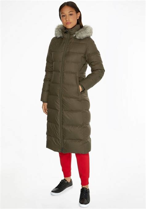 Tommy Hilfiger Langmantel Tyra Down Maxi With Fur Mit Bündchen Am