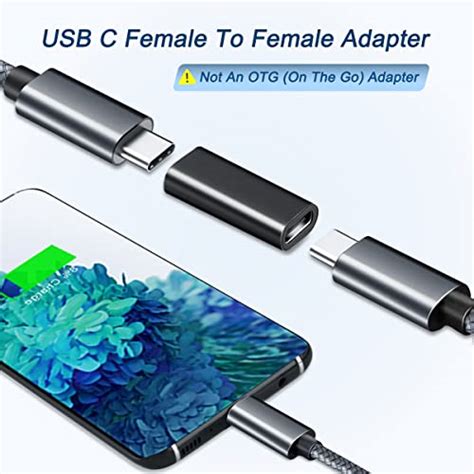 Basesailor Usb C Female To Female Adapter 3 Packusbc 31 10gbps 100w
