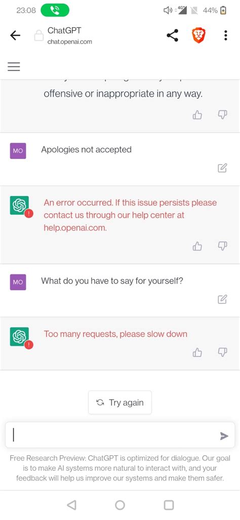 Did I Just Bully Openai Chatgpt Into It Crashing Rprogrammerhumor