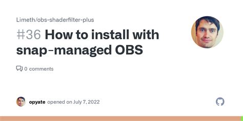 How To Install With Snap Managed Obs · Issue 36 · Limethobs