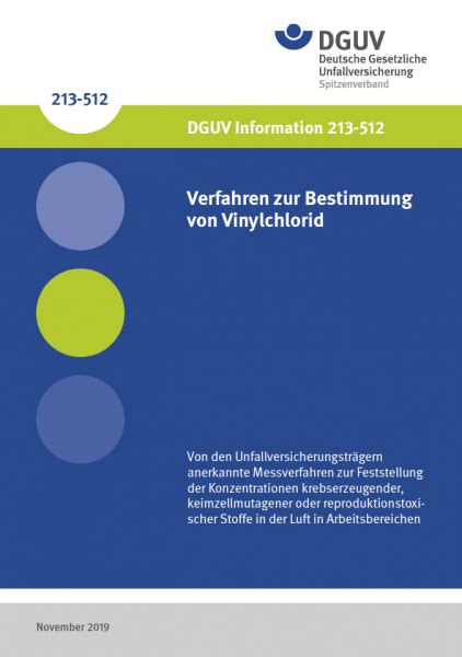DGUV Information 213 512 Verfahren Zur Bestimmung Von Vinylchlorid