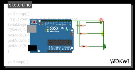 lampu lalu lintas wokwi esp32 stm32 arduino simulator