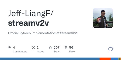 Github Jeff Liangfstreamv2v Official Pytorch Implementation Of
