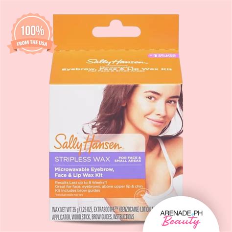 Sally Hansen Stripless Wax Microwavable Eyebrow Face Lip Wax Kit