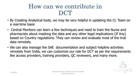 Decentralized Monitoring In Clinical Trials Ppt