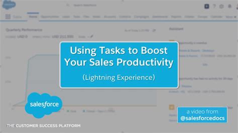 Use Tasks To Boost Your Sales Productivity Lightning Experience