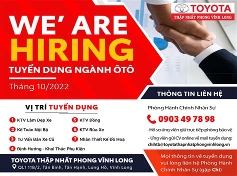 Tuyển Dụng Archives Toyota Vĩnh Long