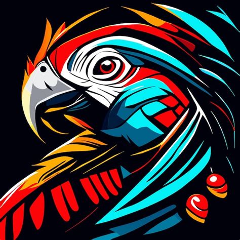 Premium Vector Detailed Parrot Feather Patterns