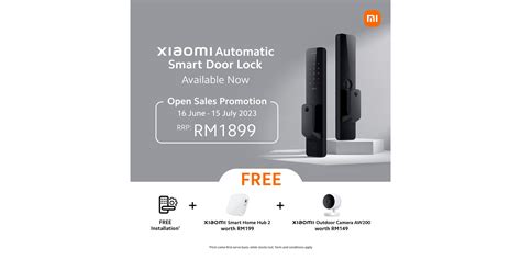 Xiaomi Malaysia Brings In New Automatic Smart Door Lock To Keep The