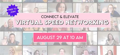 Connect And Elevate Virtual Speed Networking Boston Business Women