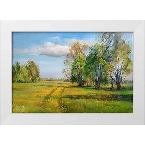 Romanov Roman 24x17 White Modern Wood Framed Museum Art Print Titled
